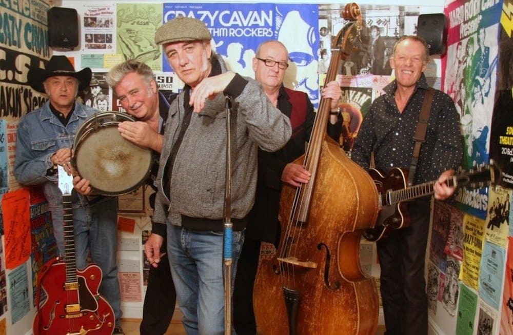 Crazy Cavan and the Rhythm Rockers -yhtyeen nokkamies Cavan Grogan on ...