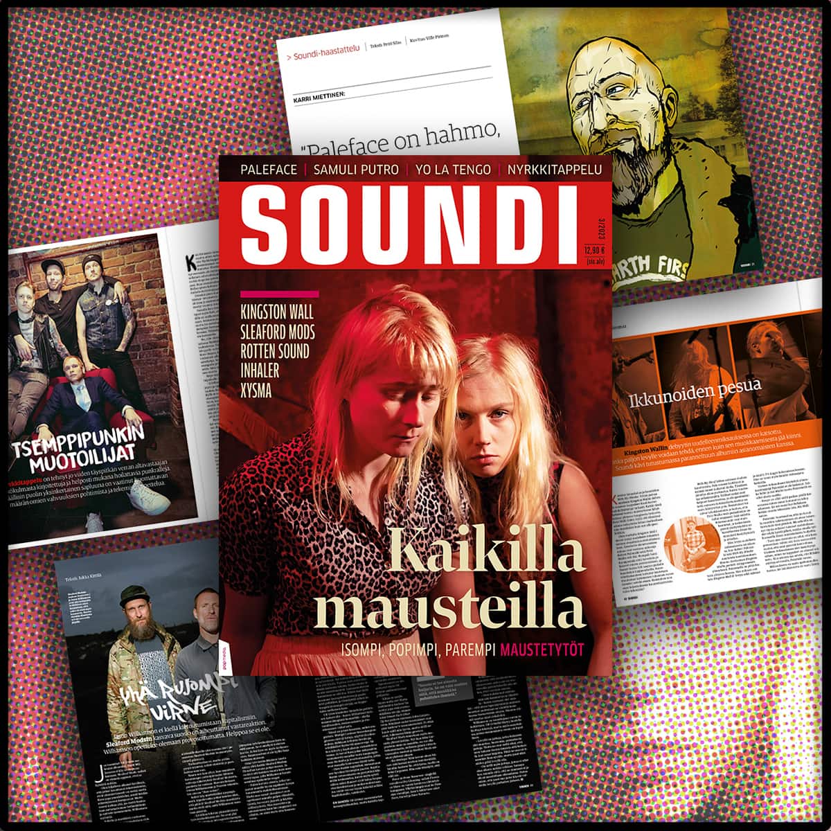 Soundi 3/2023 tarjoillaan kaikilla mausteilla – tutustu lehden sisältöön - Soundi.fi