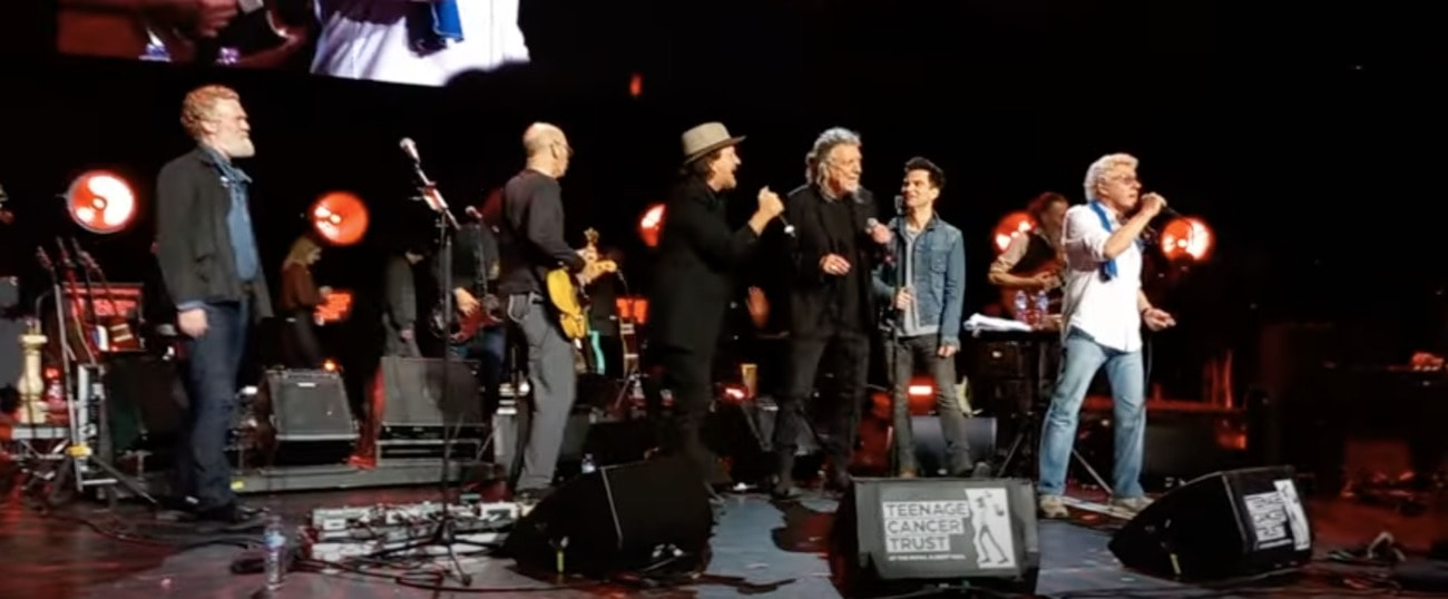 Eddie Vedder, Robert Plant, Roger Daltrey... - melkoisen nimekäs joukko ...