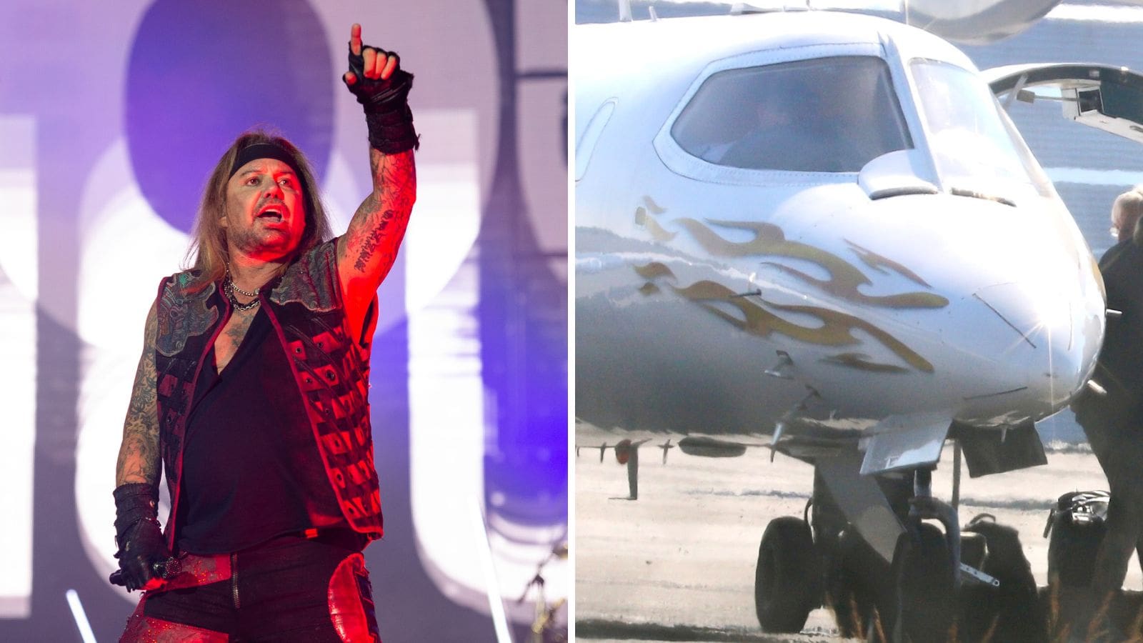 Mötley Crüen Vince Neilin lentokone osallisena onnettomuudessa - Yksi ...